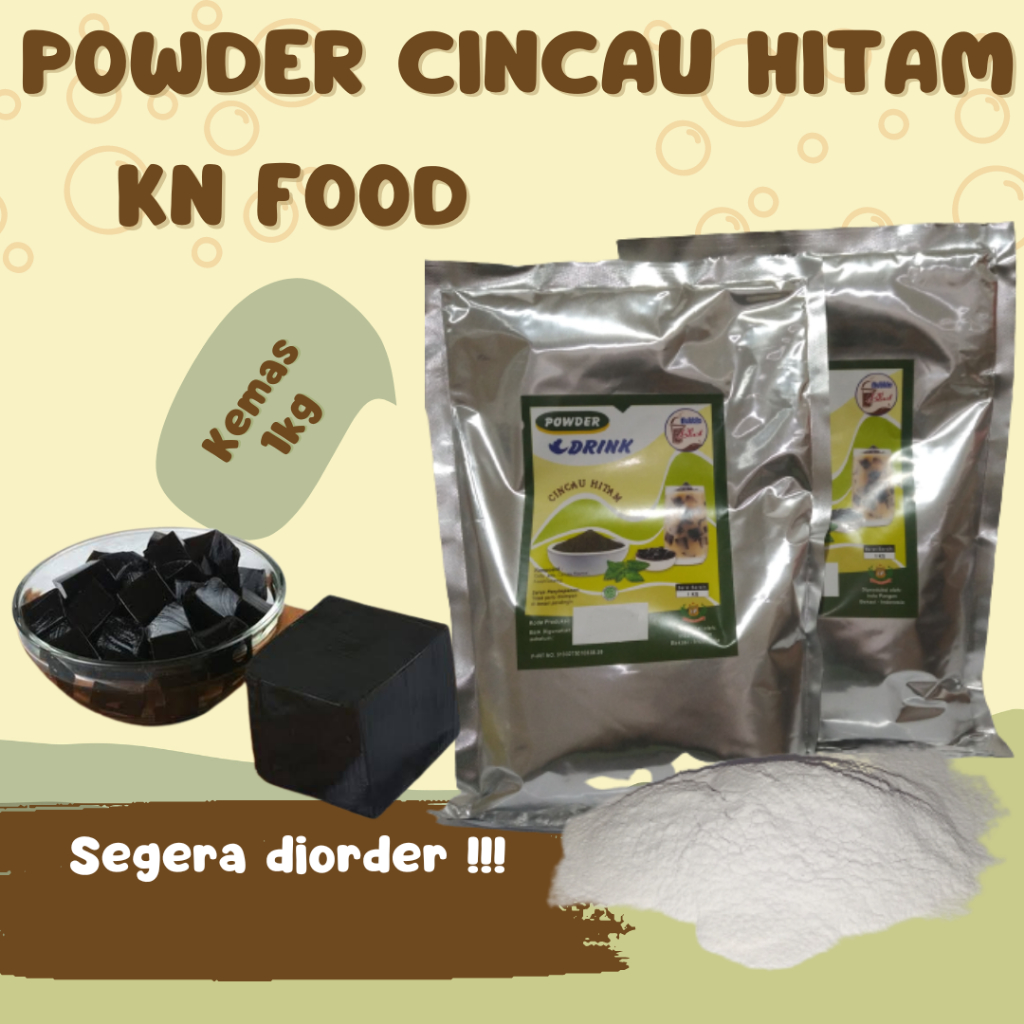 Jual Powder Cincau Hitam (Grass Jelly) Premium kemasan 1 kg | Shopee ...