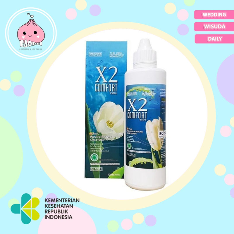 Jual Cairan Softlens X2 Comfort 120ml Multi Purpose Solution | Shopee Indonesia