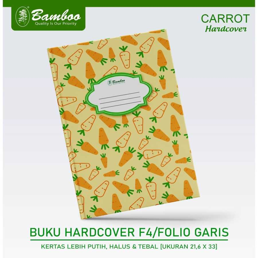 Jual Bamboo Buku Folio Garis Hard Cover ( F4 ) - Fruit Series 80 Lbr ...