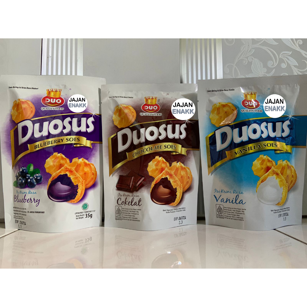 Jual Duosus Soes Kering Coklat 35 gr | Shopee Indonesia
