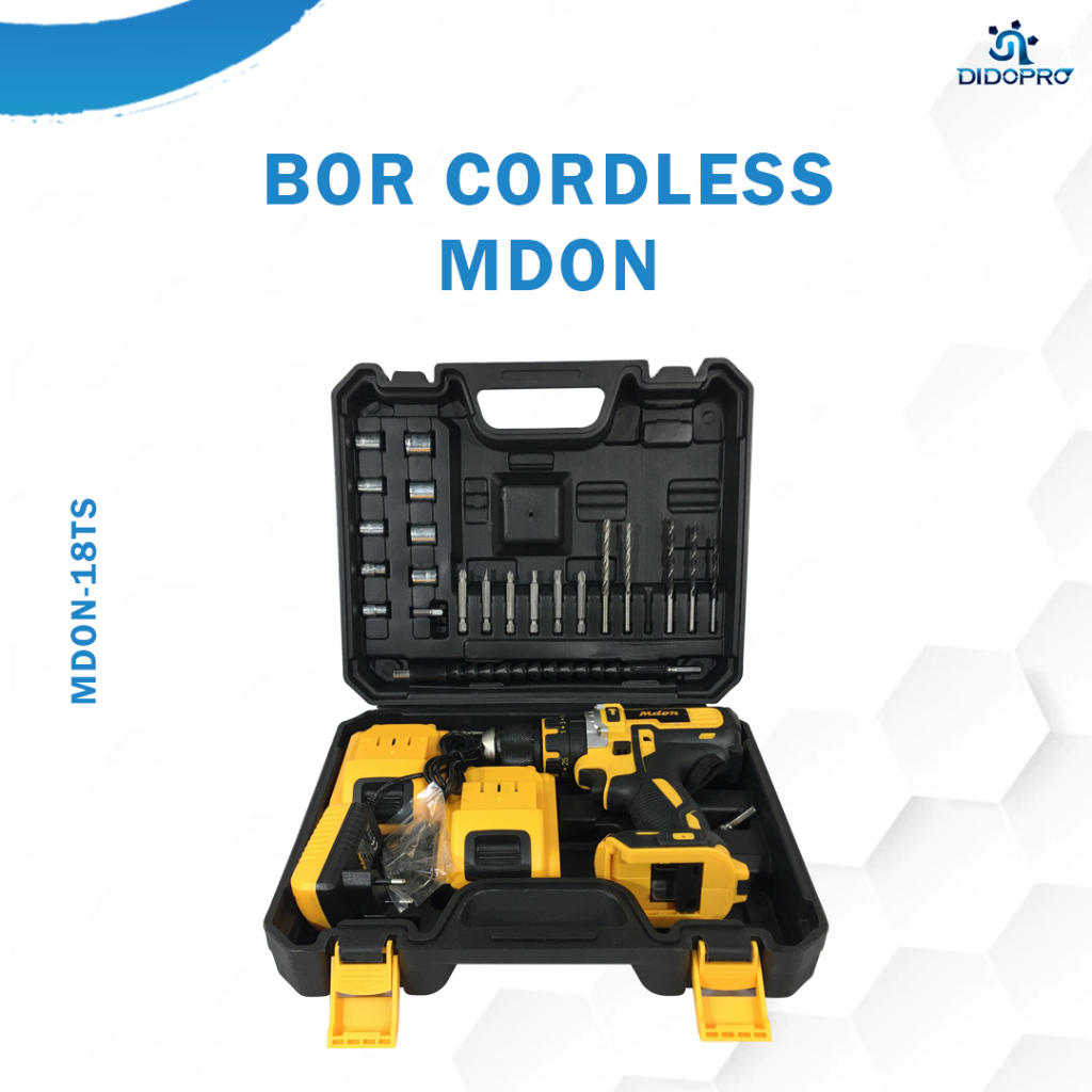 Jual mesin bor cas baterai mdon-18ts mdon / mesin bor cas baterai ...