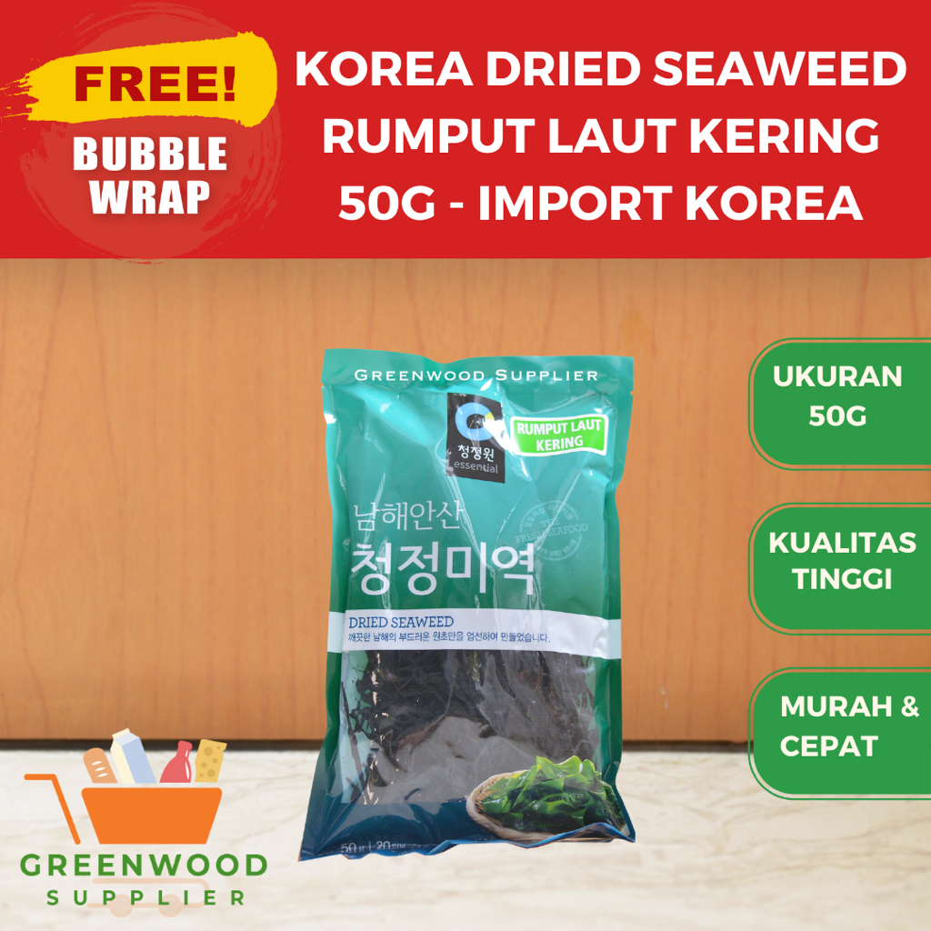 Jual Dried Seaweed / Rumput Laut Kering - 50G (IMPORT KOREA) | Shopee Indonesia