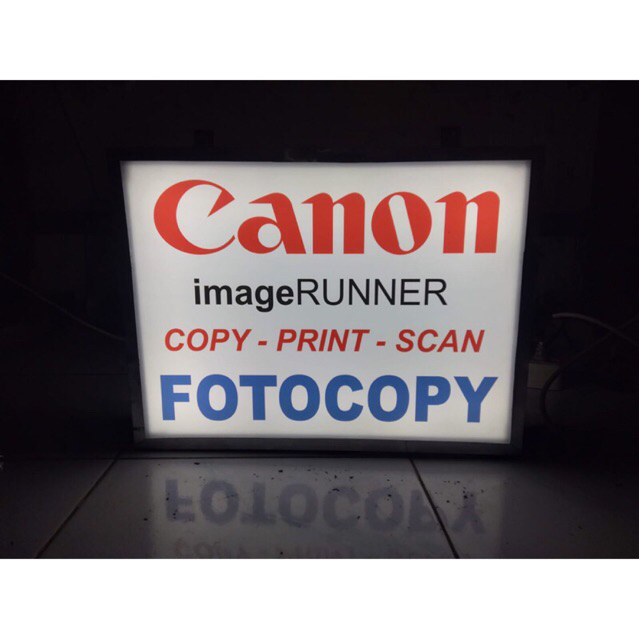 Jual [BISA COD] [SATU HARI JADI] NEON BOX FOTOCOPY CANON | PEMASANGAN ...