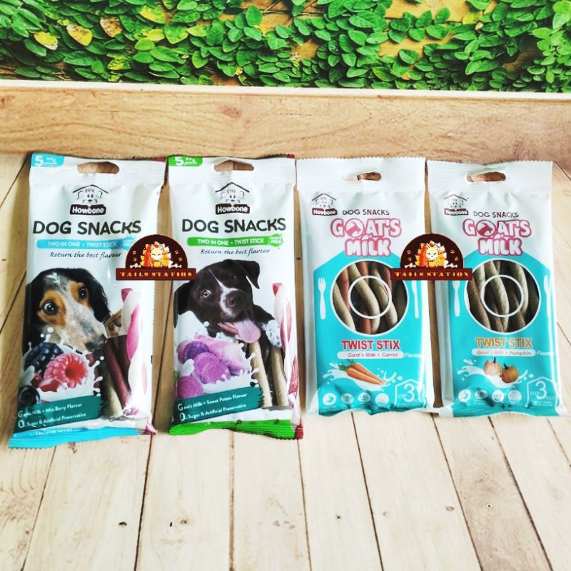 Jual Snack Anjing Howbone Goats Milk Dog Snack isi 5pcs Treats | Shopee ...