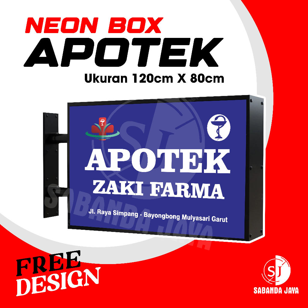 Jual NEON BOX AKRILIK APOTEK 120CM X 80CM | Shopee Indonesia