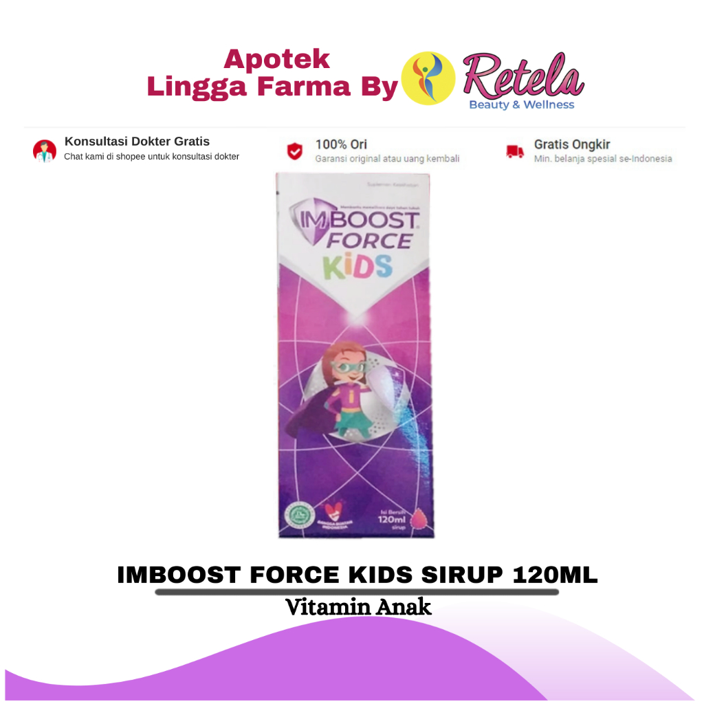 Jual Imboost Force Kids Sirup 1 Botol 120ML | Shopee Indonesia