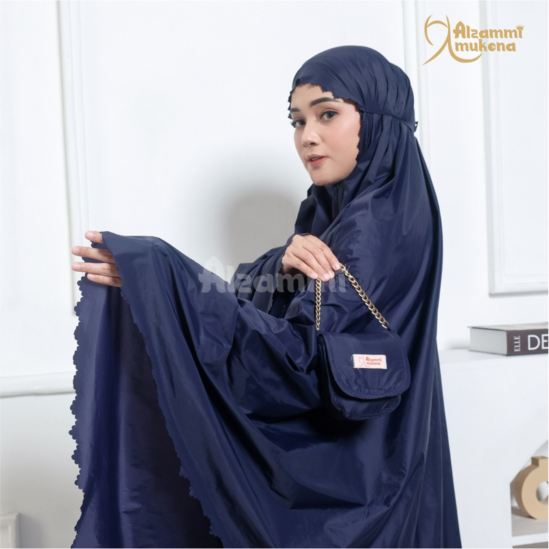 Jual Mukena Mini Traveling Parasut Premium Korea 2in1 Adeena | Shopee ...