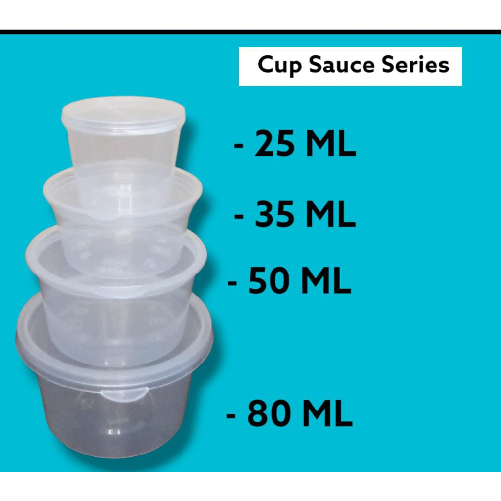 Jual CUP SAUCE KCS 25 ml/Tempat Sambel/Cup Saus Sambel | Shopee Indonesia