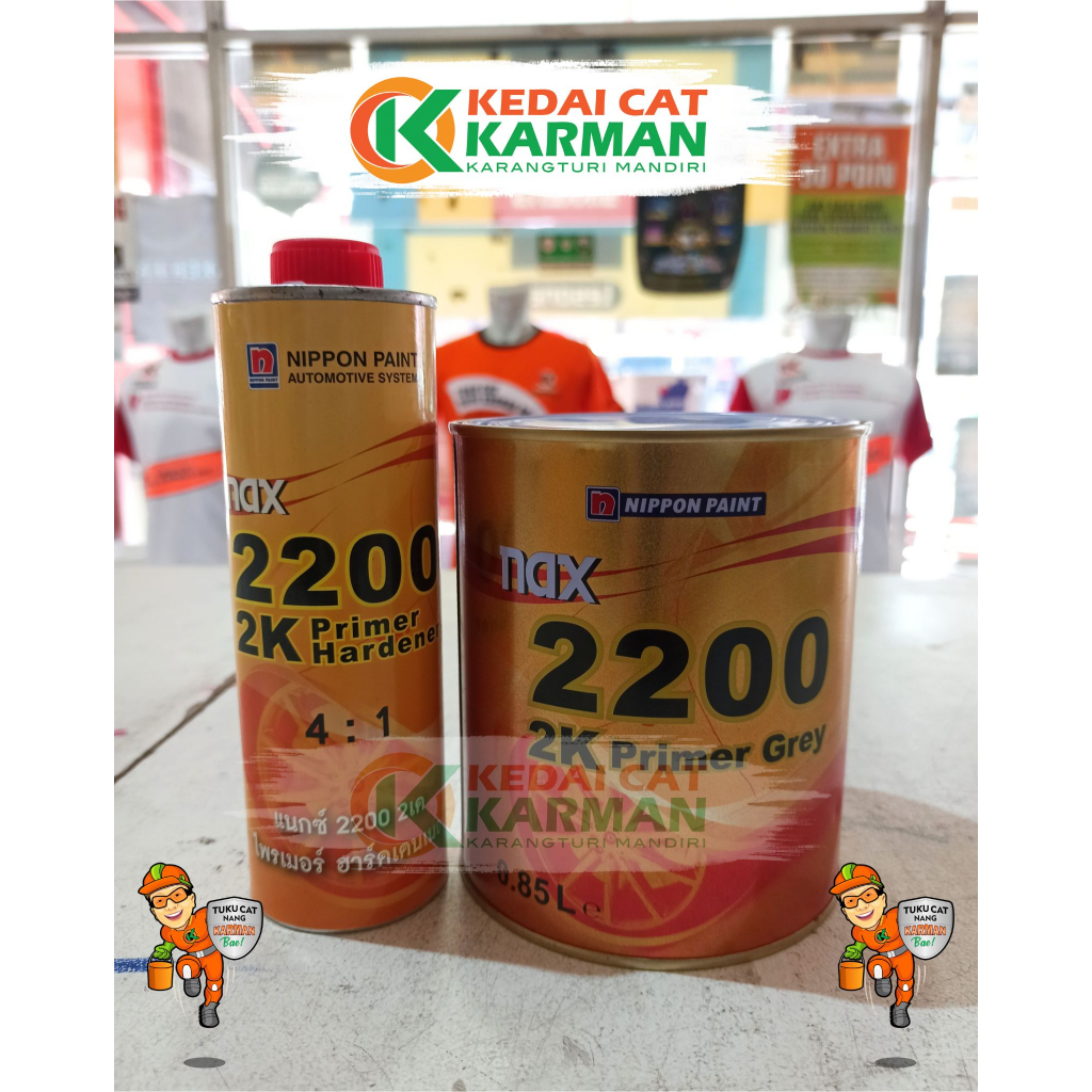 Jual EPOXY NIPPON NAX 2200 PRIMER HARDENER 2K 2 KOMPONEN- CAT DASAR ...