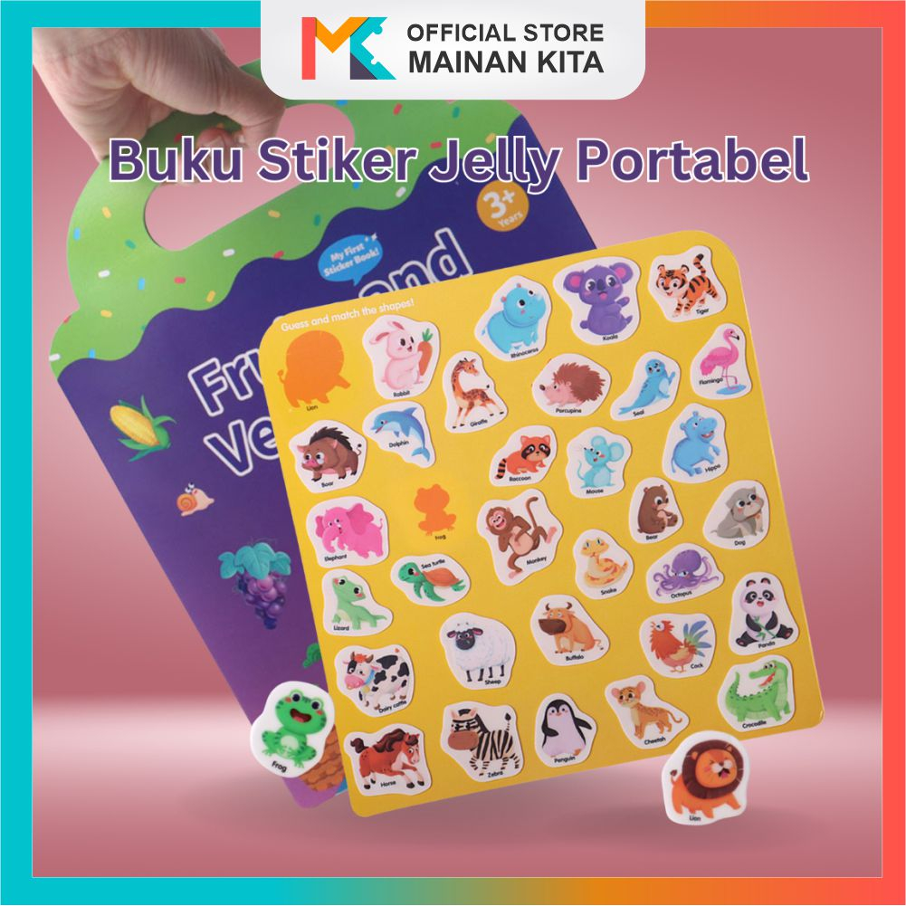 Jual [MK910] Buku Stiker Anak / Reusable Sticker Activity Book / Mainan ...