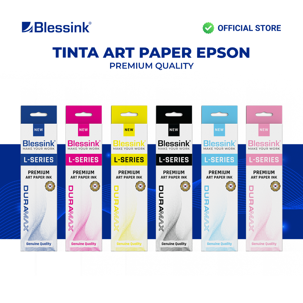 Jual Tinta Art Paper BLESSINK DURAMAX L-Series High Quality For Printer Epson | Shopee Indonesia