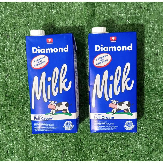 Jual DIAMOND MILK UHT FULL CREAM 1 LITER - SUSU | Shopee Indonesia