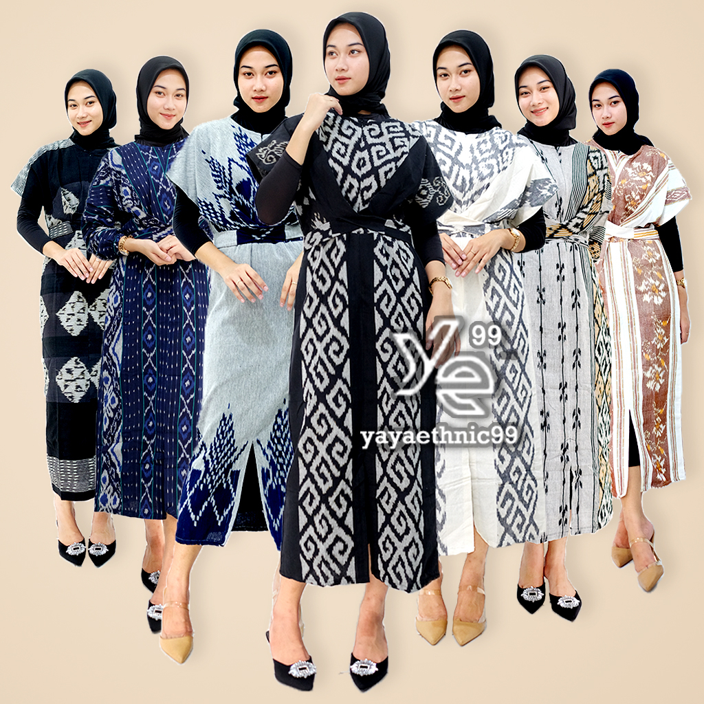 Jual Clara seriese, clara dress tenun troso edisi terbaru, dress tenun ethnik | Shopee Indonesia