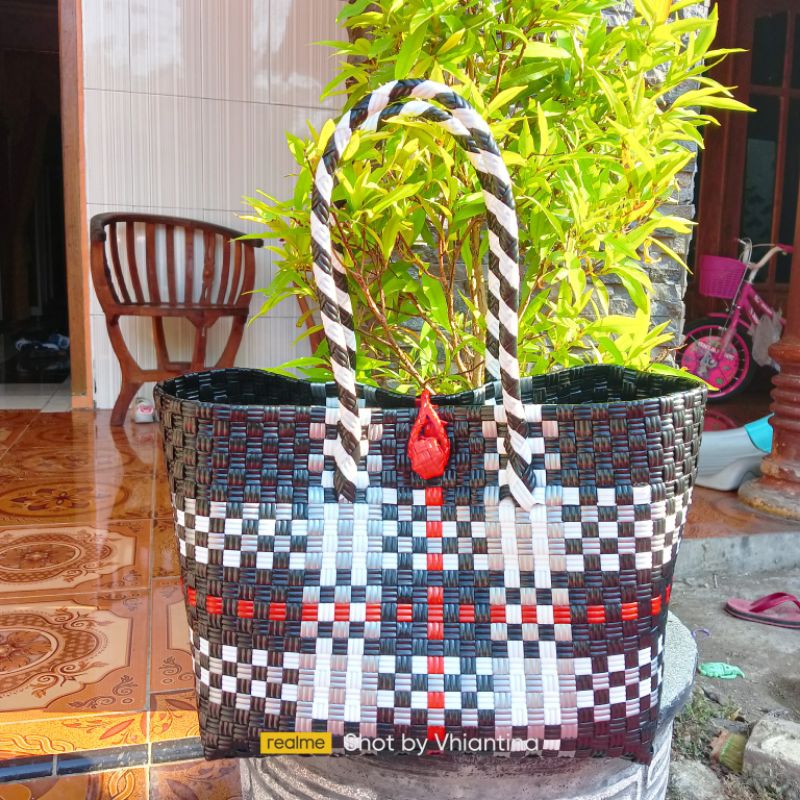 Jual (PART 2)TAS ANYAMAN JALI PETY PREMIUM/TAS PLASTIK JALI PATTY/TAS ...