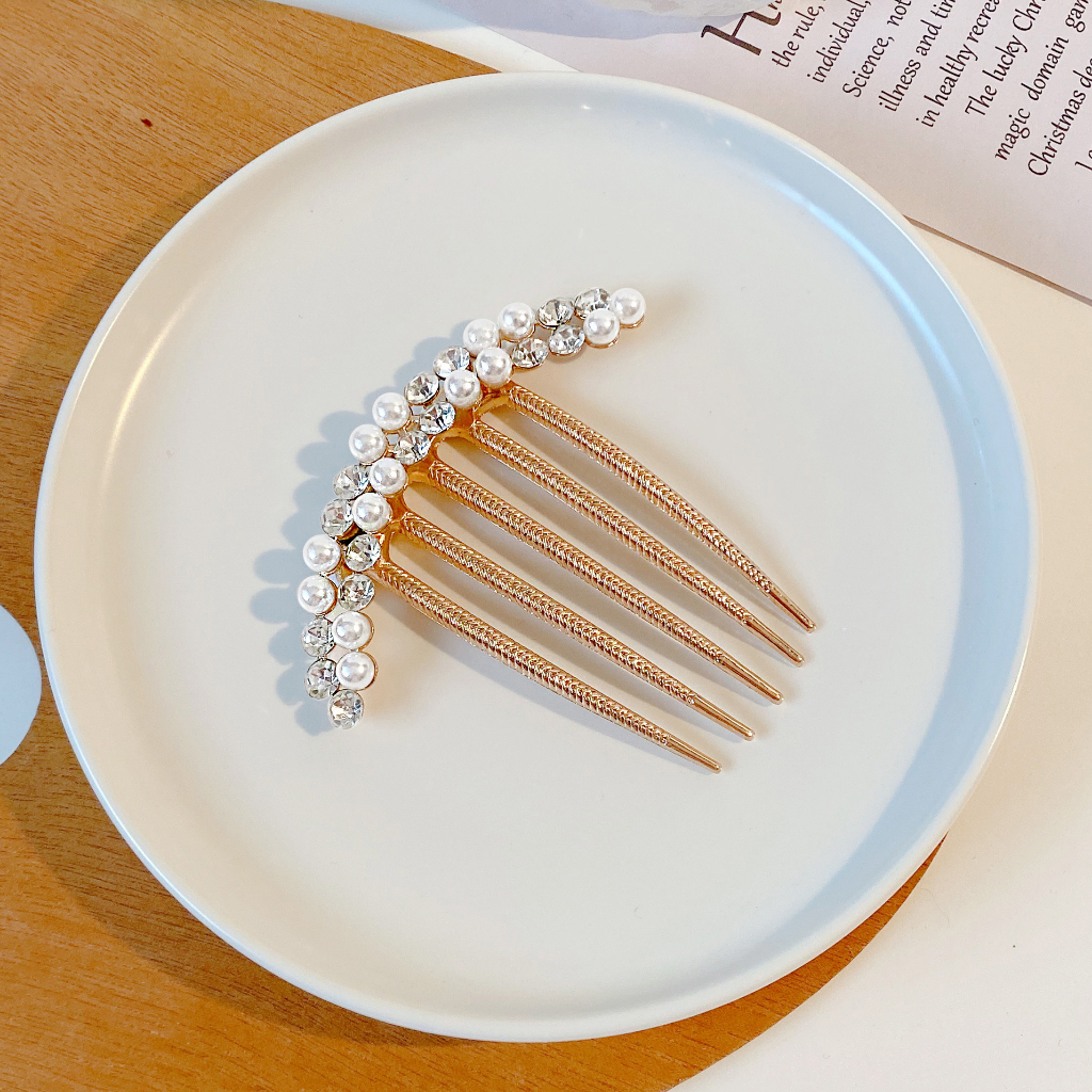 Jual Sirkam Sanggul Impor Mutiara Permata Aksesoris Rambut Wanita untuk ...