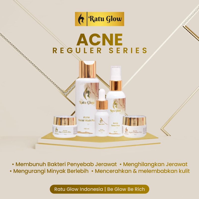 Jual SKINCARE RATU GLOW REGULER ACNE | Shopee Indonesia