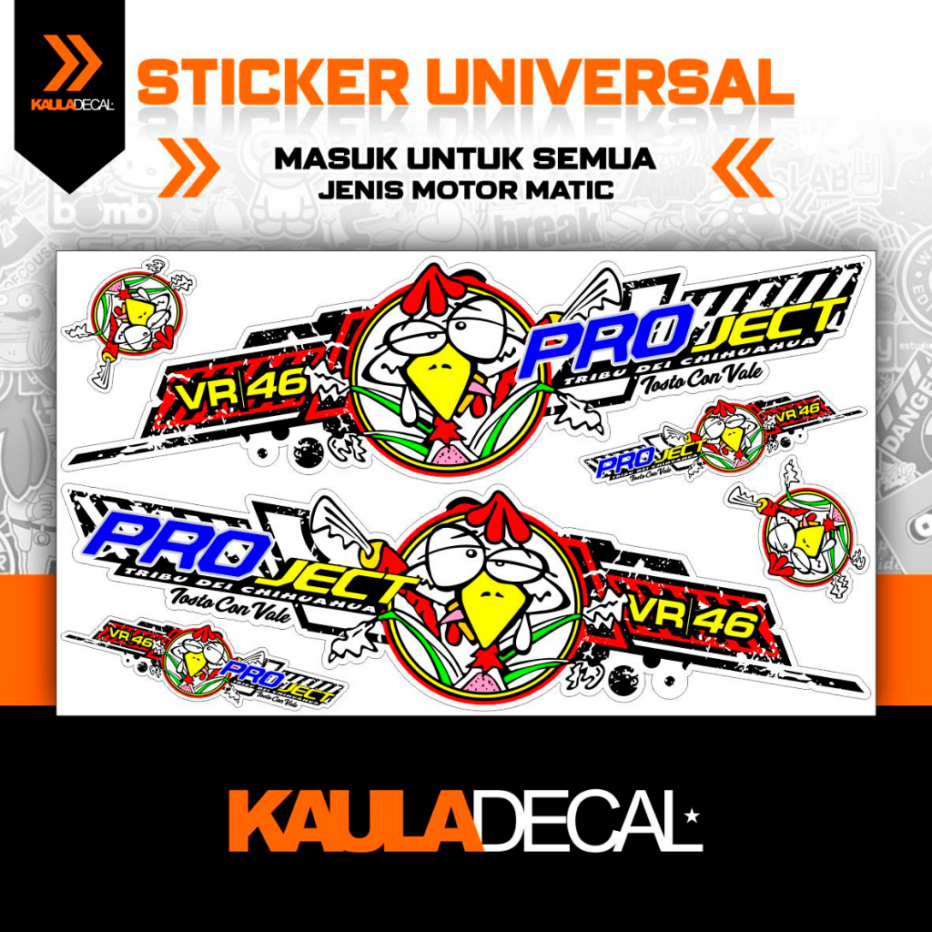 Jual STIKER STRIPING MOTOR ALL MATIC MOTIF 551 / UNIVERSAL MATIC ...