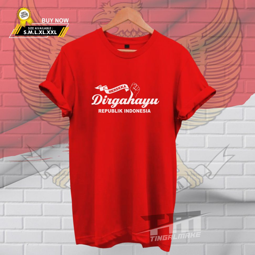 Jual K05 | Kaos Baju Dirgahayu Republik Indonesia / Baju Kemerdekaan| Kaos Kemerdekaan HUT RI 78 ...