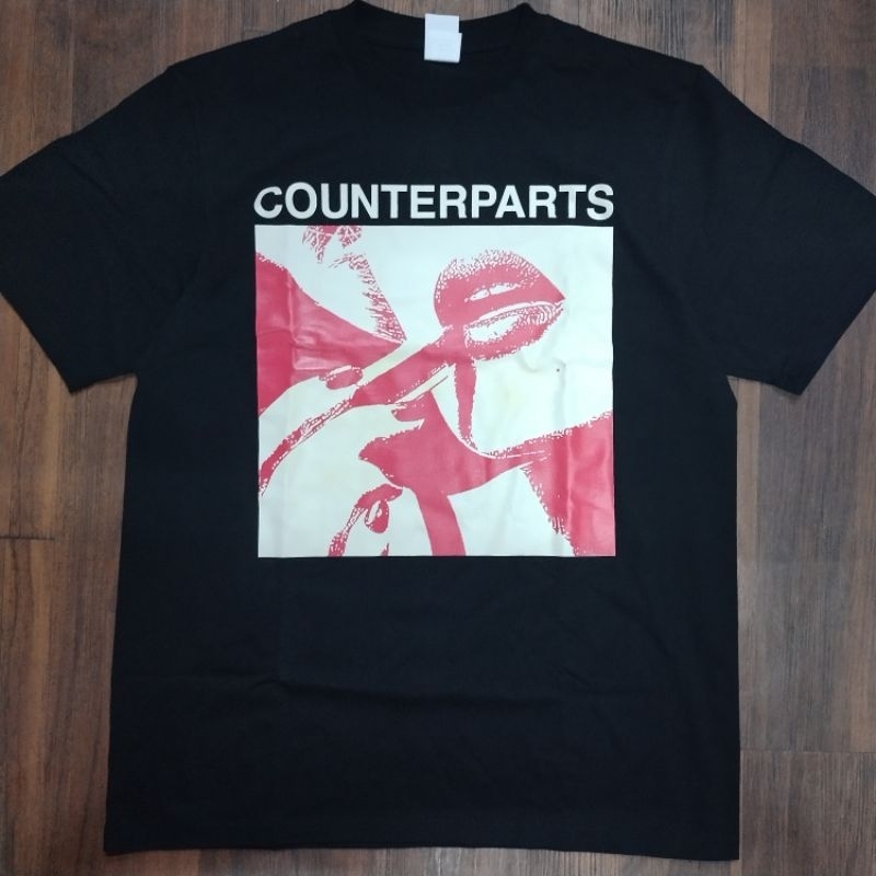 Jual KAOS BAND COUNTERPARTS TAG STITCH SUPPLY HEAVY COTTON 16S | Shopee ...