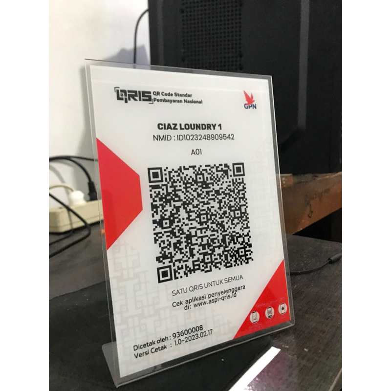 Jual Papan Akrilik QRIS | Shopee Indonesia