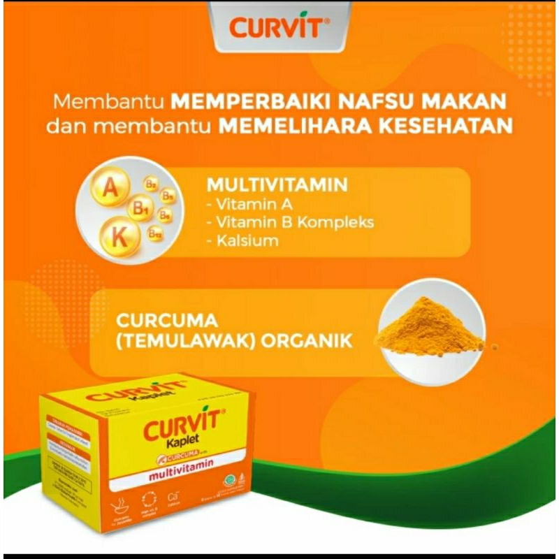 Jual CURVIT KAPLET ED 07-2026/HARGA PER LEMBAR | Shopee Indonesia