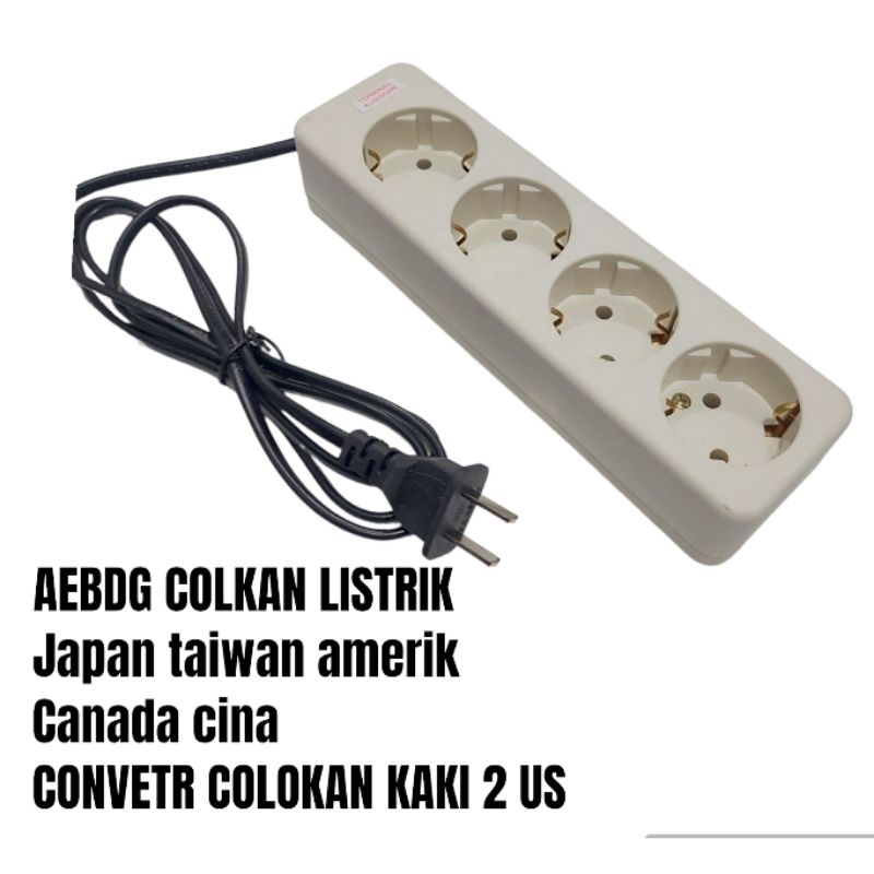 Jual COLOKAN LISTRIK JAPAN TAIWAN AMERIKA JAPAN USA CHINA THAILAND ...