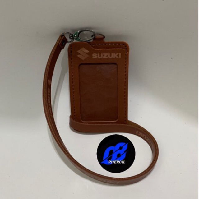 Jual TEMPAT ID CARD KULIT SUZUKI ID CARD HOLDER SUZUKI | Shopee Indonesia