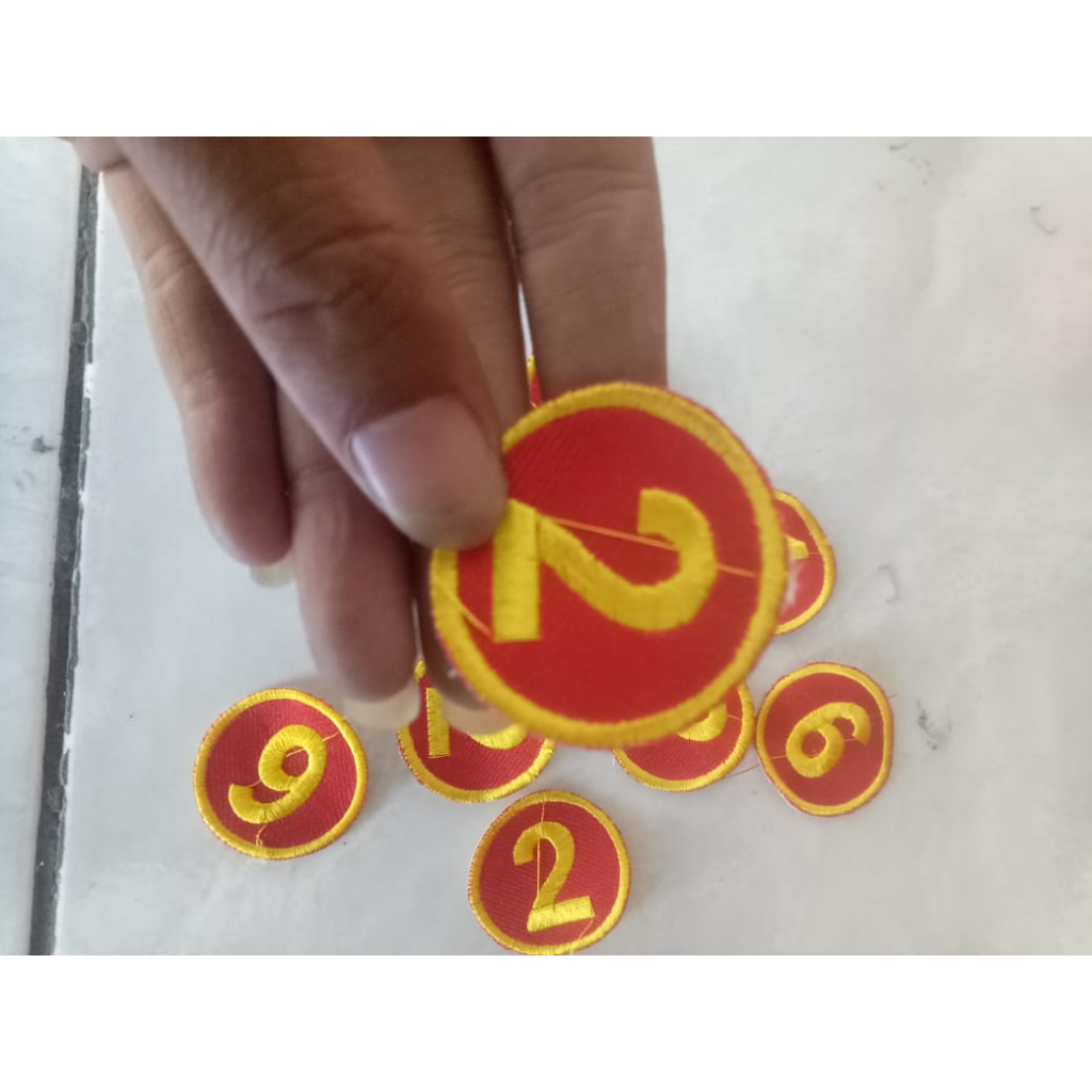 Jual Logo Tanda Kelas Bulat Bordir Komputer isi 5 pcs | Shopee Indonesia