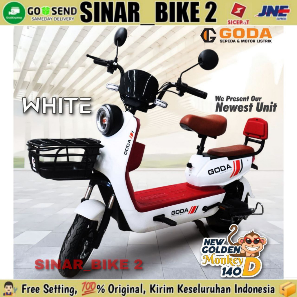 Jual Sepeda Listrik GODA 111 GOLDEN MONKEY 500 Watt Electric E Bike ...