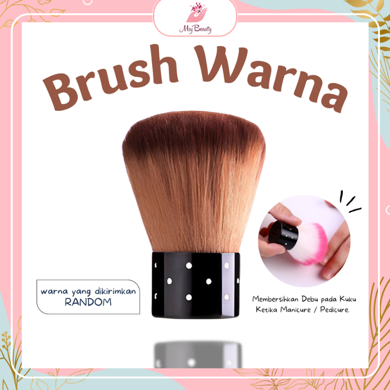 Jual MSY BRUSH WARNA Nail Brush Nail Dust Brush Manicure Pedicure/Brush ...