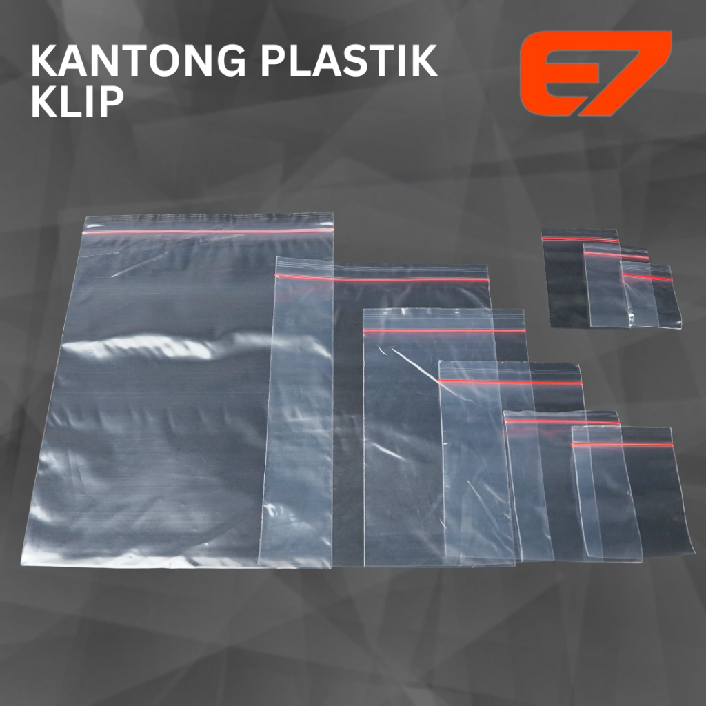Jual Kantong Plastik Klip Flexsible Bag Sedang (Harga 1pak) | Shopee ...