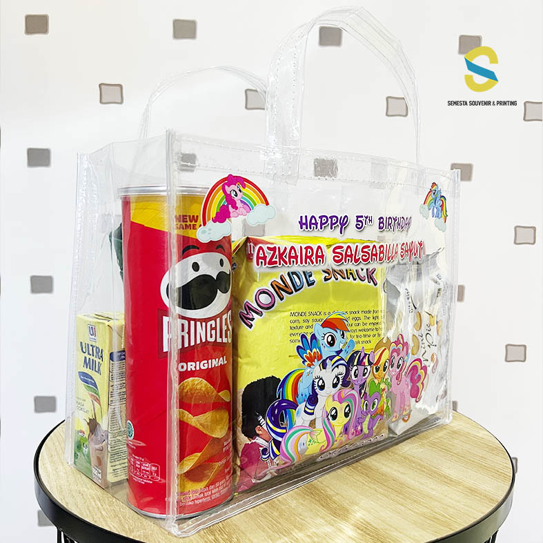 Jual Tas Mika Transparan Tas Ulang Tahun Souvenir Hampers Ultah Goody bag Ukuran Custom | Shopee ...