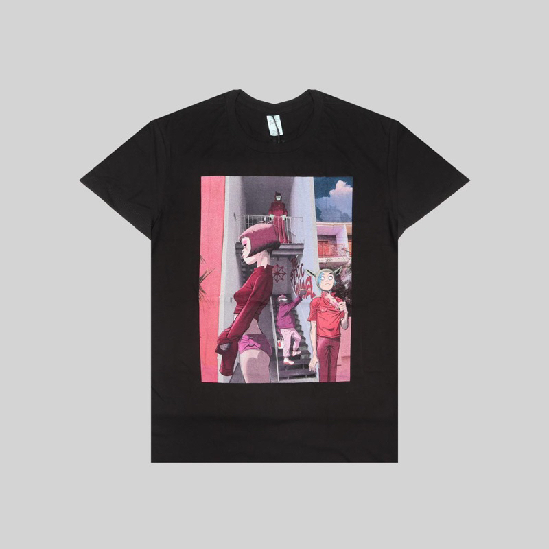 Jual TS GORILLAZ - THE STATIC CHANNEL (ROCK MERCH) | Shopee Indonesia