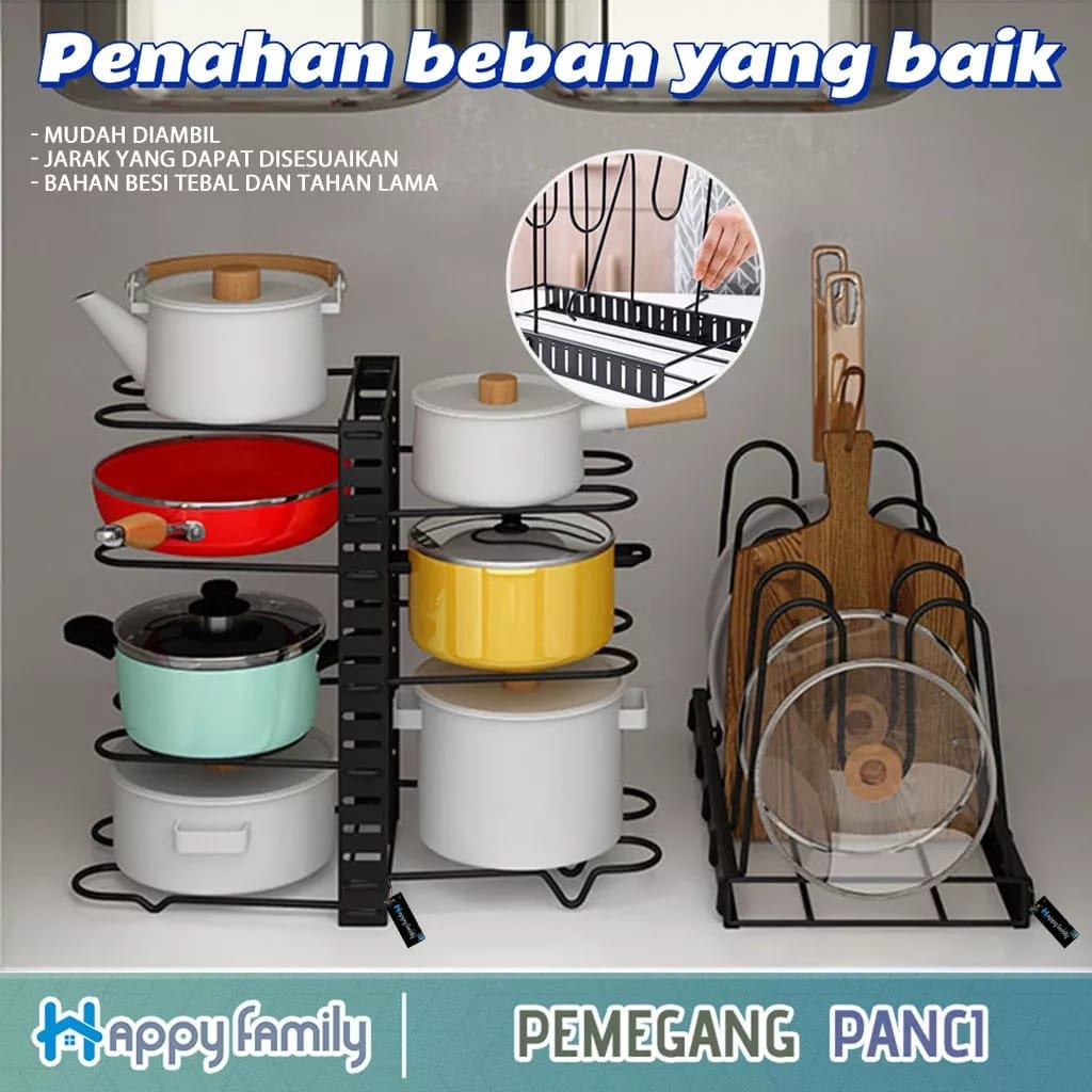 Jual HAPPY FAMILY RAK SUSUN PANCI MURAH- rak gantung dapur stainless ...