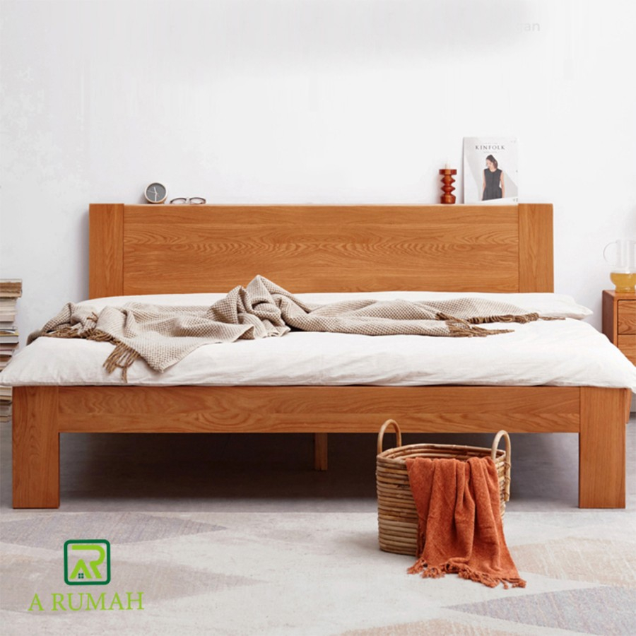 Jual Tempat Tidur Ranjang Gaya Minimalis Mewah Dipan / Divan Bed Kayu ...