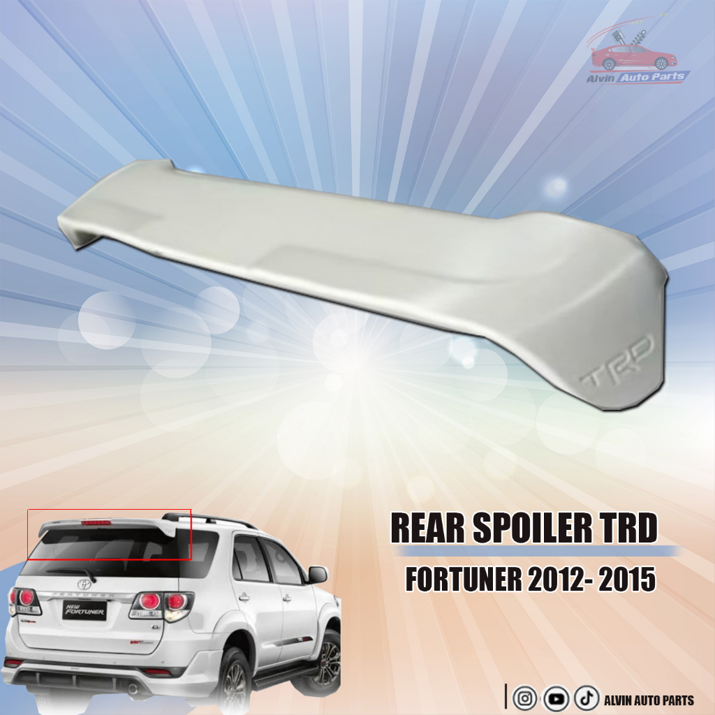 Jual REAR SPOILER FORTUNER 2012 - 2015 / SPOILER FORTUNER TRD 2012 ...