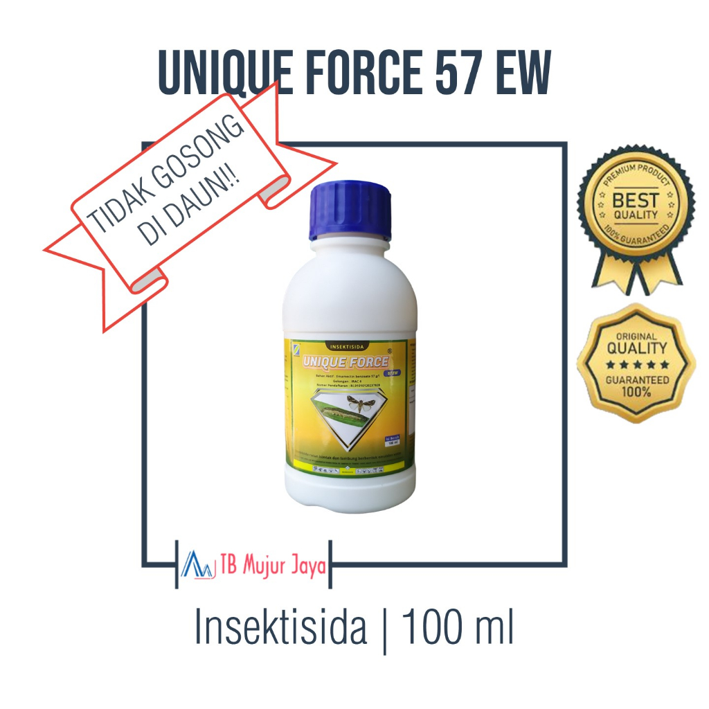 Jual UNIQUE FORCE 57 EW Insektisida Emamectin Pengendali Ulat Grayak ...