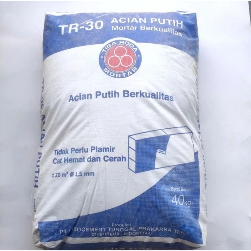 Jual Semen putih acian TR 30 TR30 hebel habel herbel 20 kg per sak ...