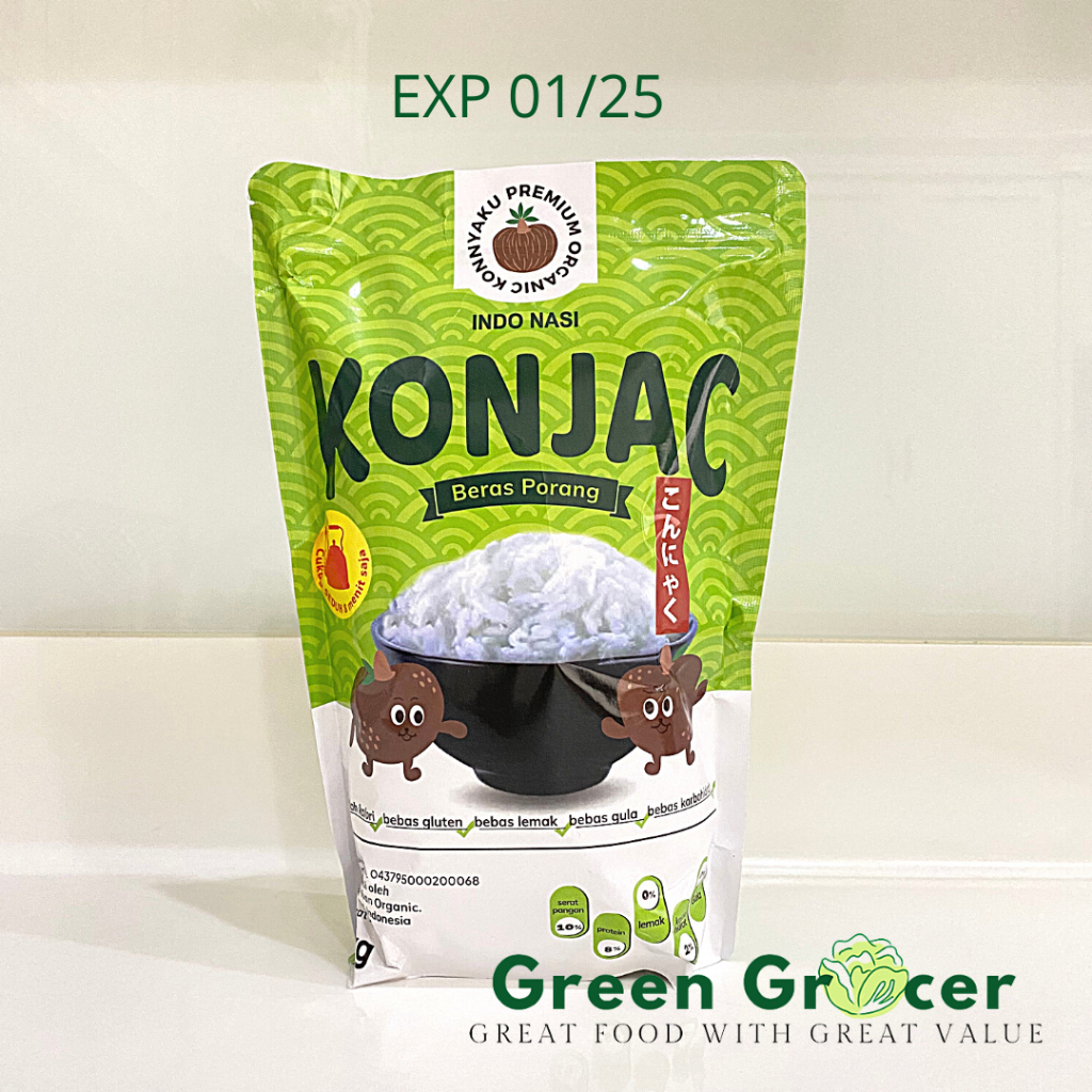 Jual INDONASI Konjac rice 1kg / Shirataki rice / beras porang 1 Kg ...