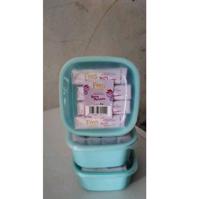 Jual Sabun batang fresh 4 pack free box | Shopee Indonesia