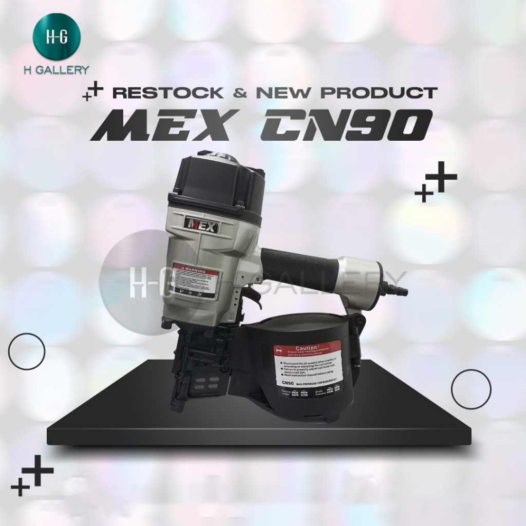 Jual CN90 MEX Power Tools Air Nailer Gun Mesin Paku Tembak Pallet CN-90 | Shopee Indonesia