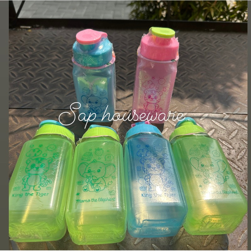 Jual Botol minum vika 350ml sunrise/botol tutup flip/botol minum anak/botol mini/souvenir ulang ...