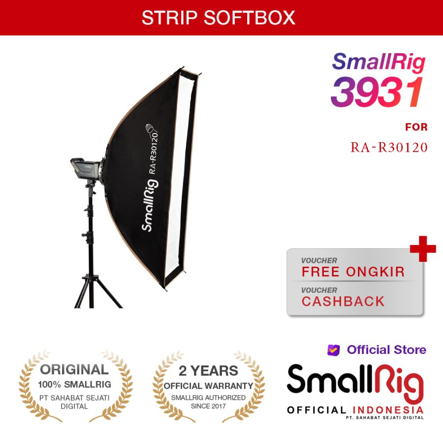 Jual SmallRig RA-R30120 Strip Softbox 3931 / SMALLRIG 3931 | Shopee ...