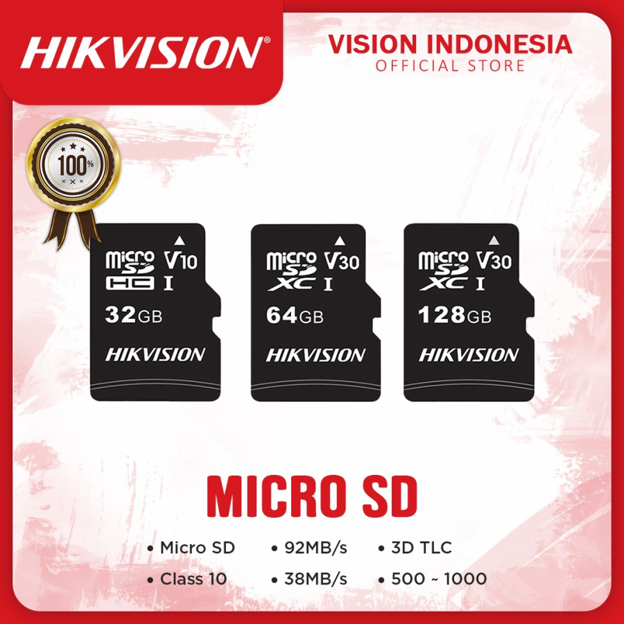 Jual MICRO SD CARD HIKVISION MEMORY HIKVISION MEMORY CARD | Shopee ...