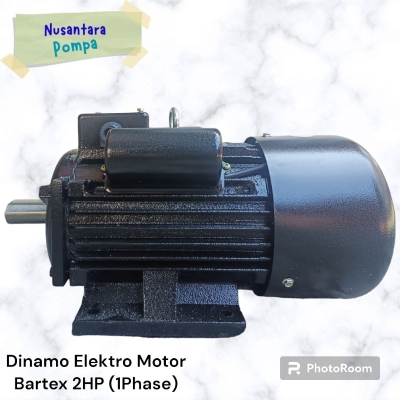 Jual Mesin Penggerak / Dinamo Elektro Motor Bartex YC100L2-4 (2HP 1Phase) | Shopee Indonesia