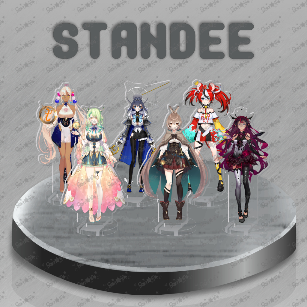 Jual Standee Hololive EN Council Hope Akrilik UV & Set Stickers ...