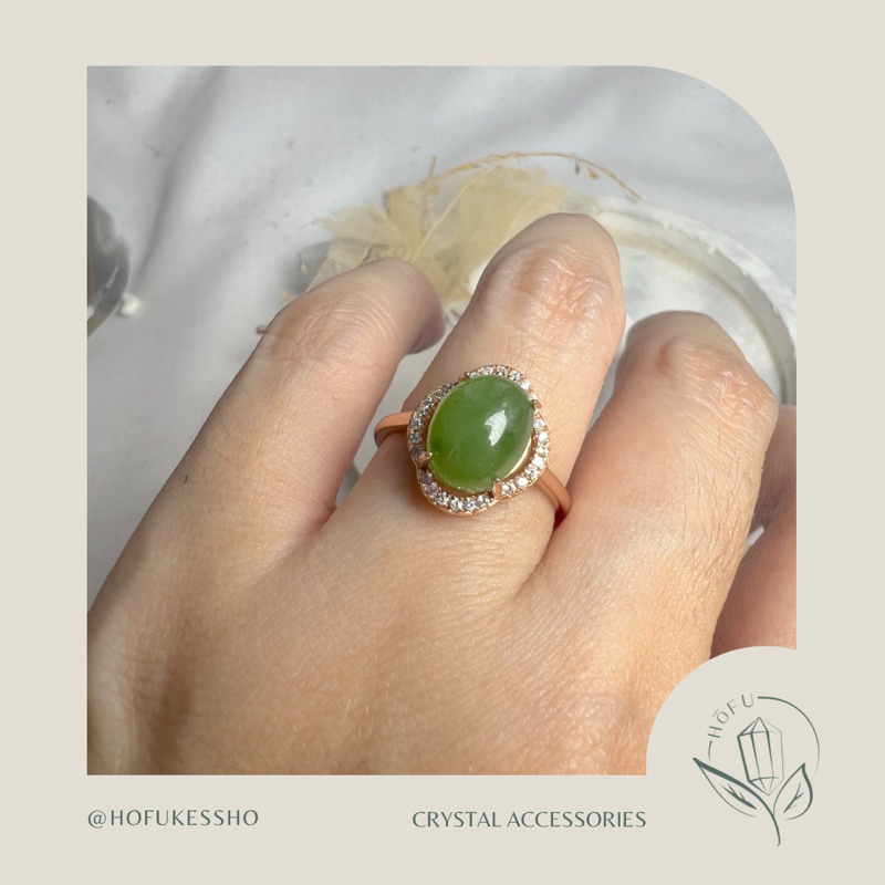 Jual Cincin Jade Natural Batu Alam Giok | Shopee Indonesia