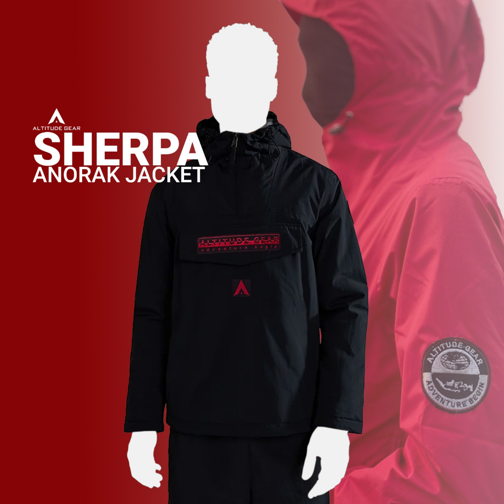 Jual Jaket Gunung Pria Cagoule Parasut Polar diadora Altitude gear ...