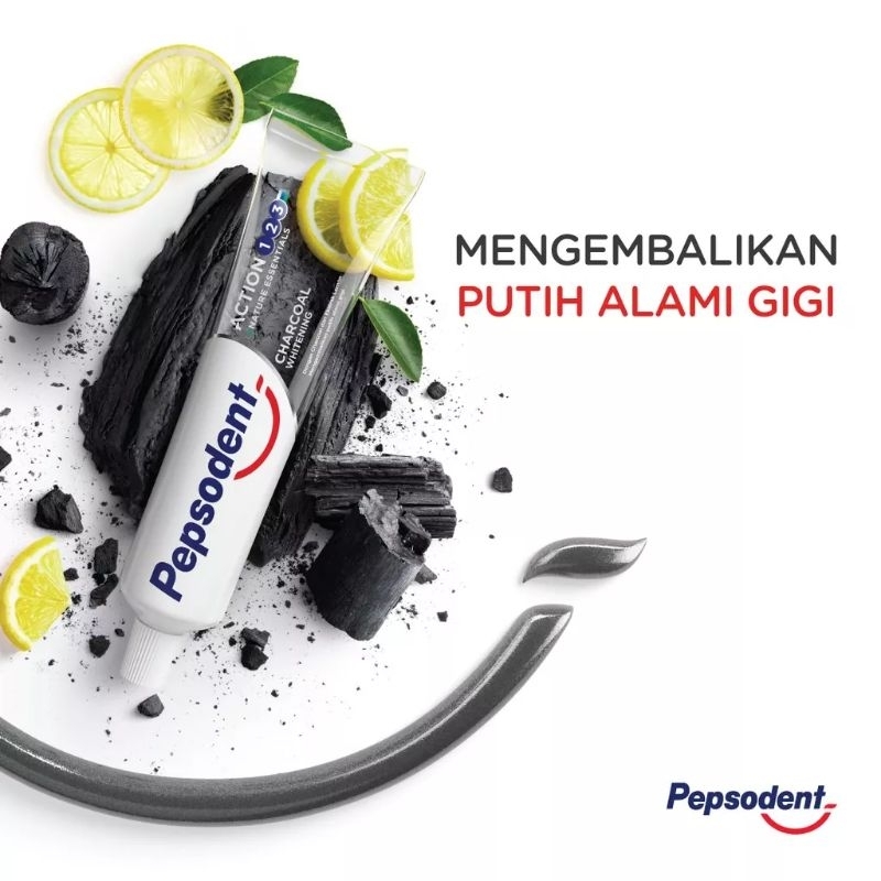 Jual PEPSODENT COMPLETE 8 CHARCOAL WHITENING 160GR | Shopee Indonesia