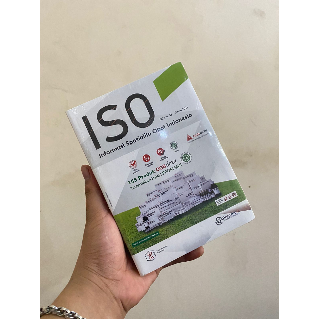 Jual Buku ISO 2021 VOLUME 53 TAHUN (INFORMASI SPESIALITE OBAT INDONESIA ...
